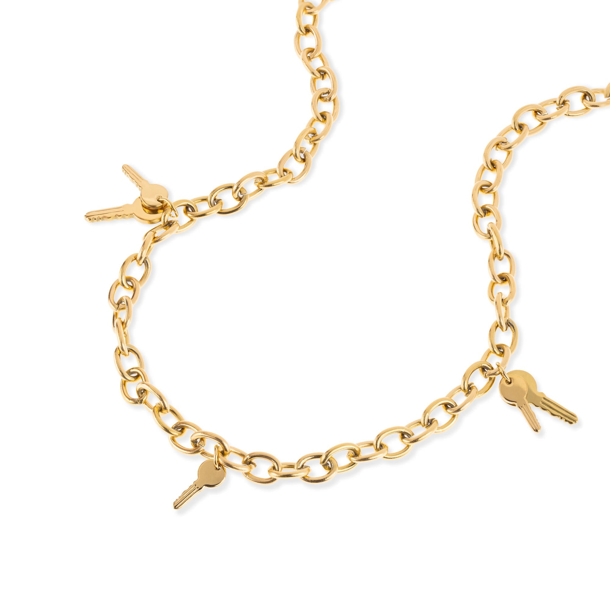 Collar con dijes de llave 50-55cm – Colore