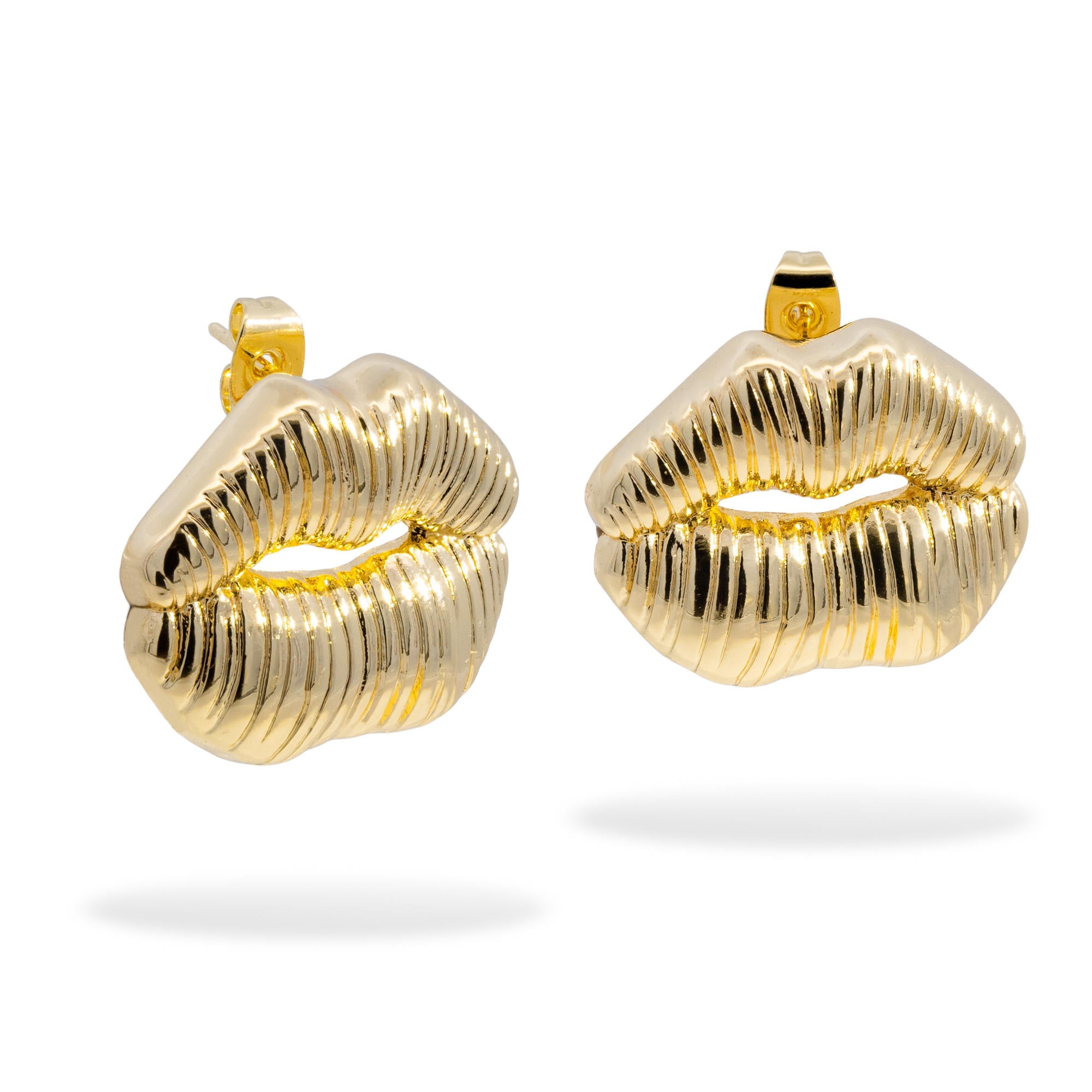Arete de labios con textura 21mm – Colore